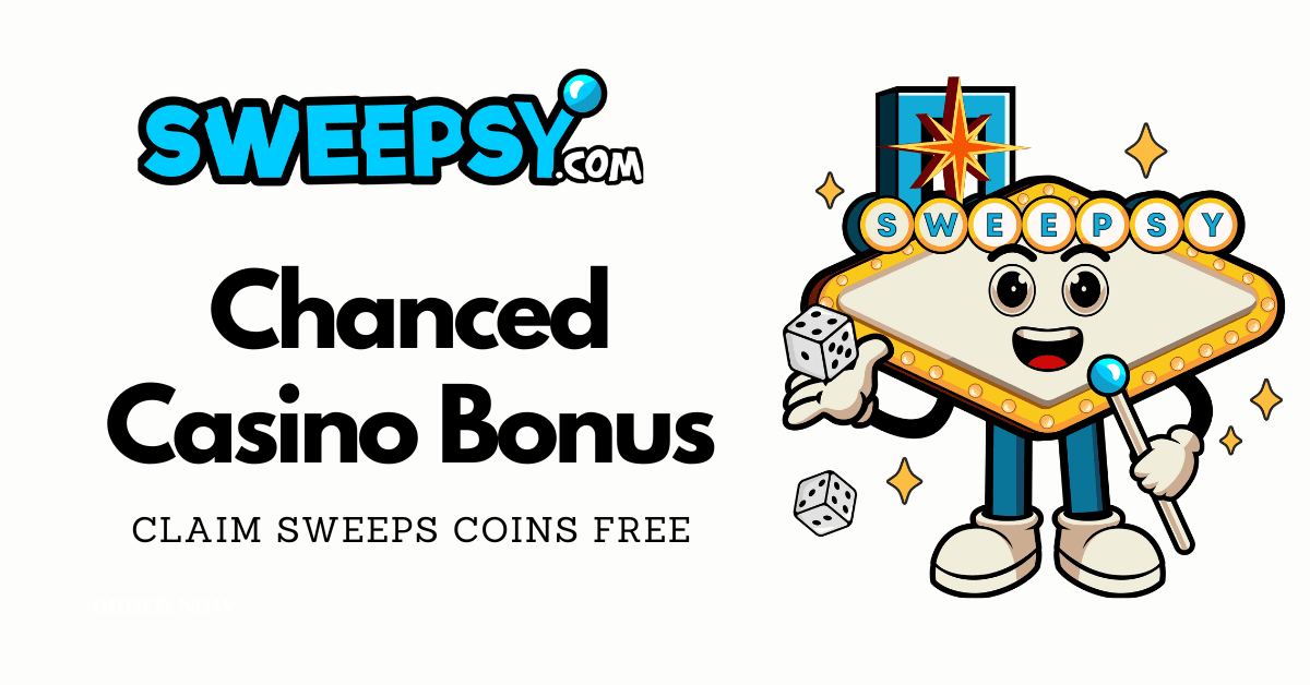 Chanced Casino Bonus - Up to 80,000 GC + 7 SC + 20 Free Spins