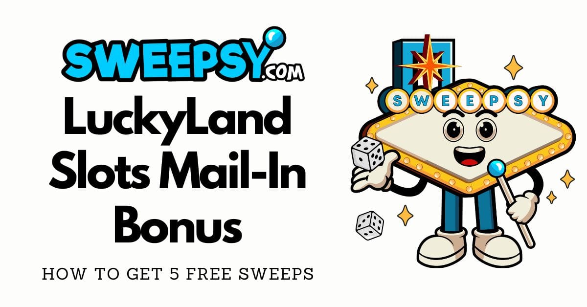 Luckyland Sweeps Rules, Letters and Envelope Template