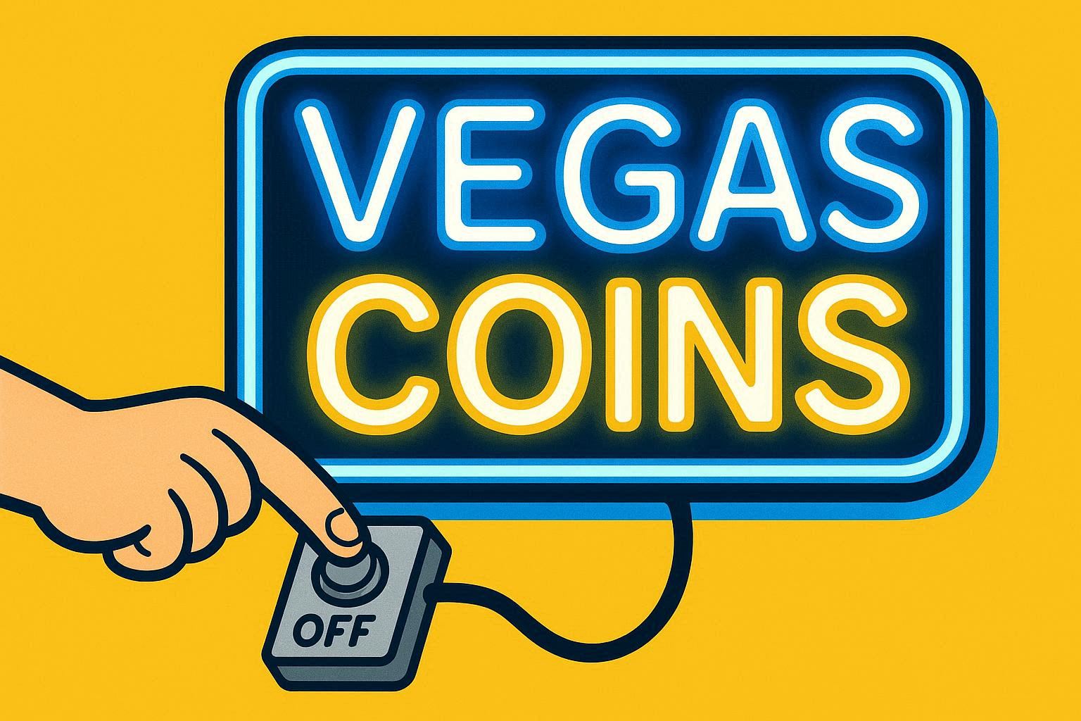Vegas Coins Shuts Down Permanently As CA Sweeps Ban Looms